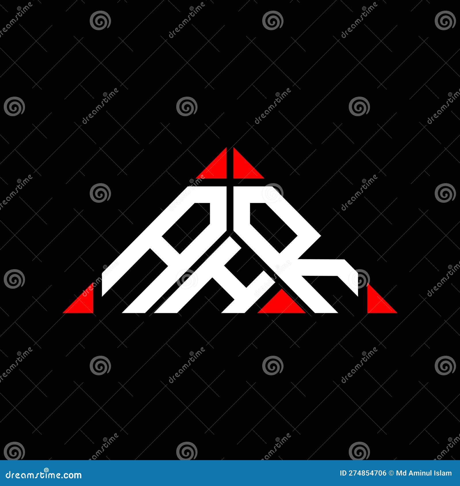 AHR Letter Logo Creative Design with Vector Graphic, AHR Stock Vector ...