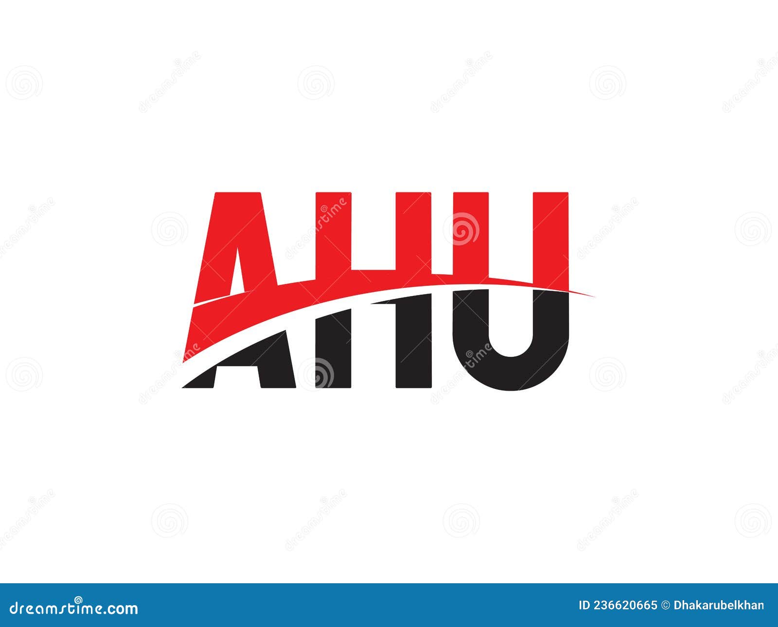 AHU Letter Initial Logo Design Vector Illustration Stock Vector ...