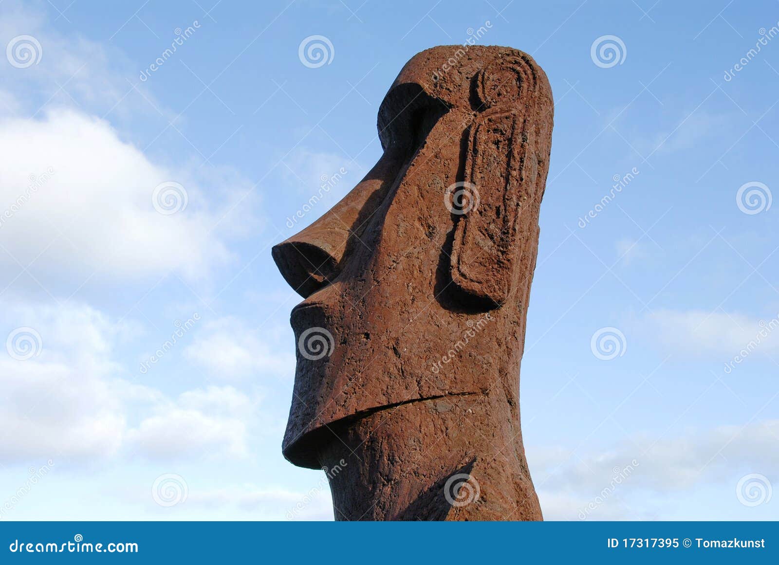 Ahu O rongo stock image. Image of travel, america, rongo - 17317395