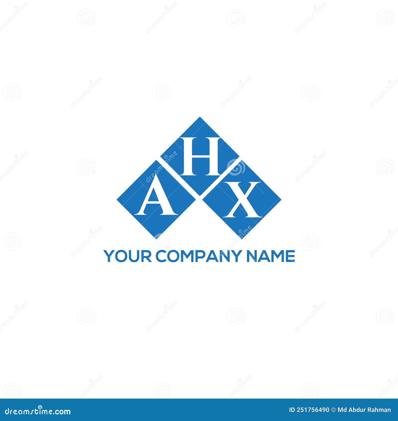AHX Letter Logo Design on WHITE Background. AHX Creative Initials ...