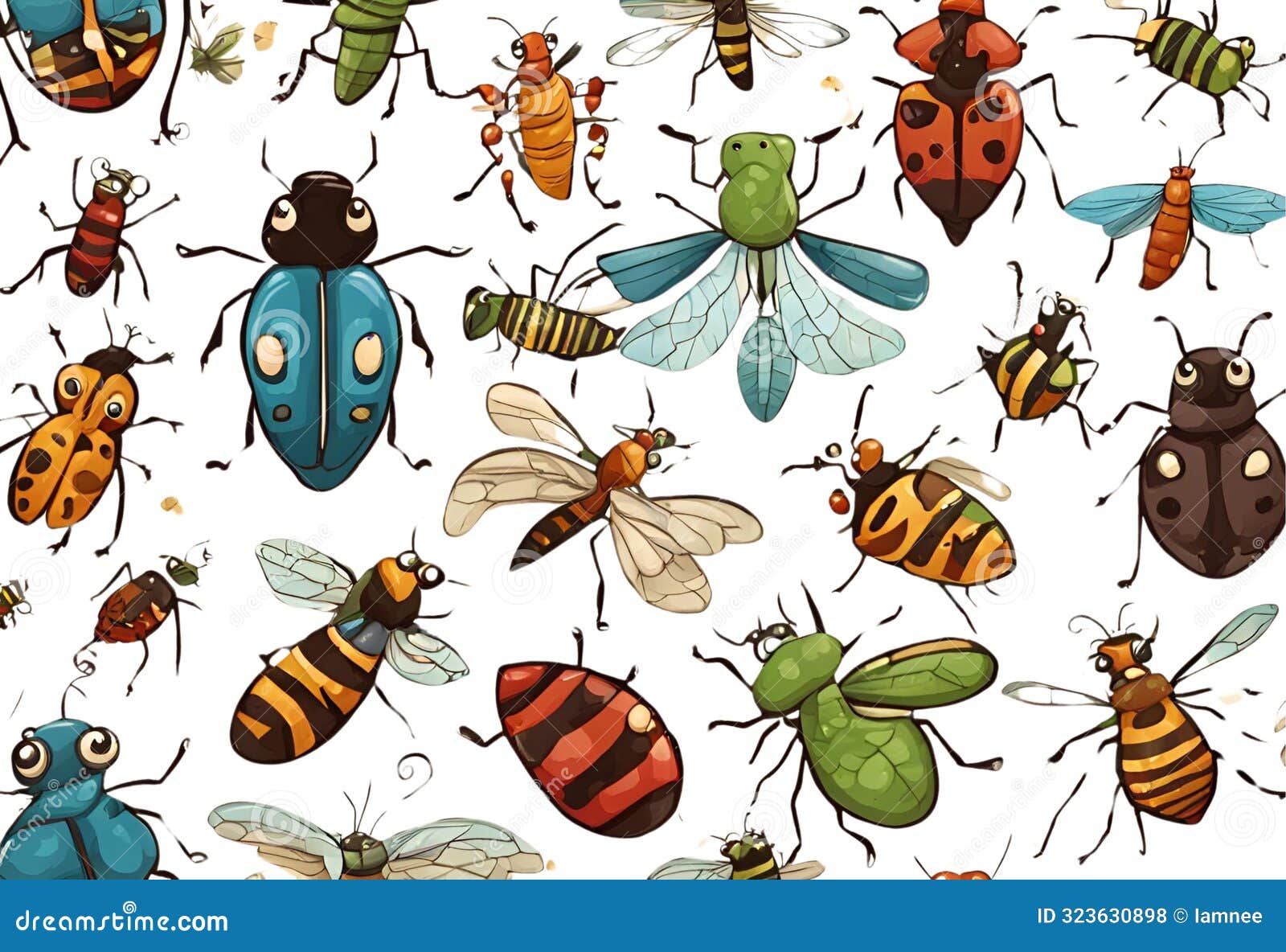 Insects Swarming A Tree As Water Level Rises Below Them Stock Image ...