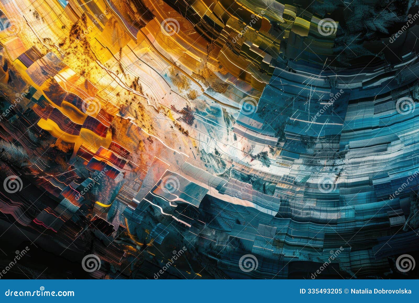 AI Algorithm Abstract Background with Digital Patterns, Circuits, and Codes. Stock Image - Image ...