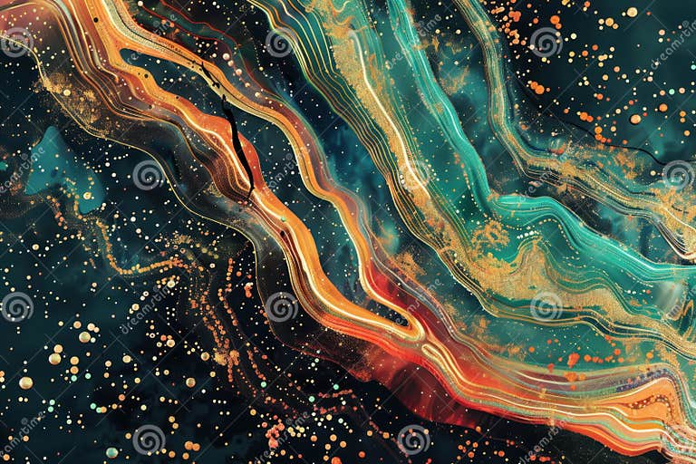 AI Algorithm Abstract Background with Digital Patterns, Circuits, and Codes. Stock Photo - Image ...