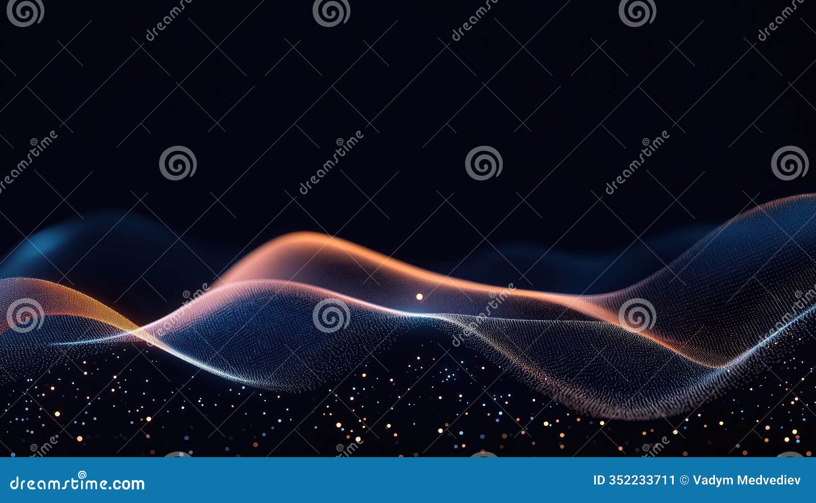AI Algorithm Pattern Displays Data Flow. Highlighted Outlier Shows Unusual Data Point. Visual ...