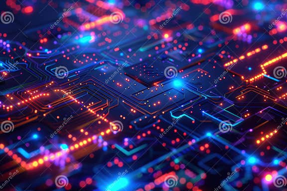 Ai Algorithms Abstract Background With Neural Networks Circuits And 2133