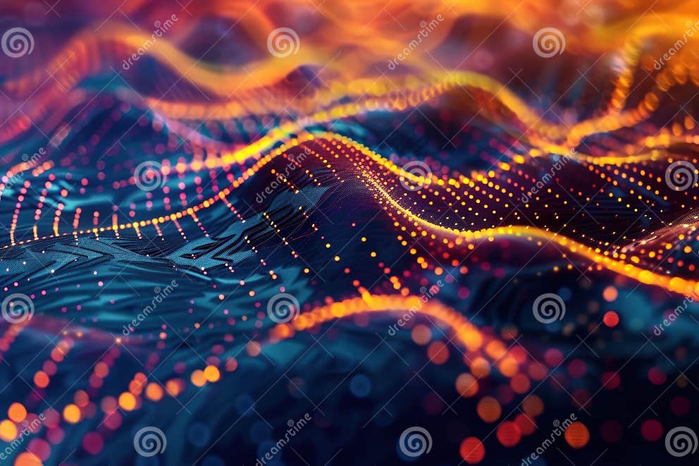 AI Algorithms Abstract Background with Neural Networks, Circuits, and ...