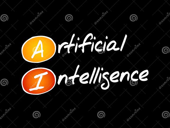 AI - Artificial Intelligence Acronym Stock Illustration - Illustration ...