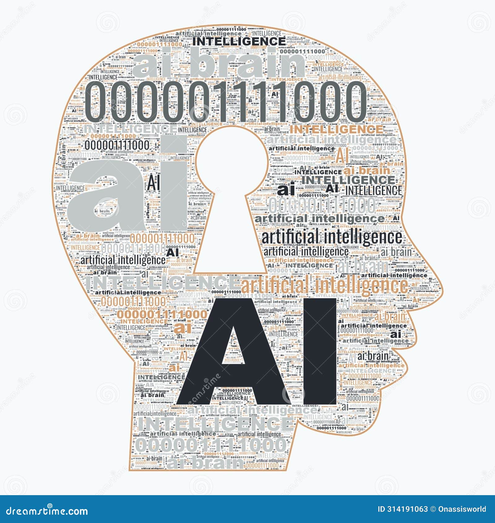 AI Artificial Intelligence Brain Illustration Technology Quantum ...