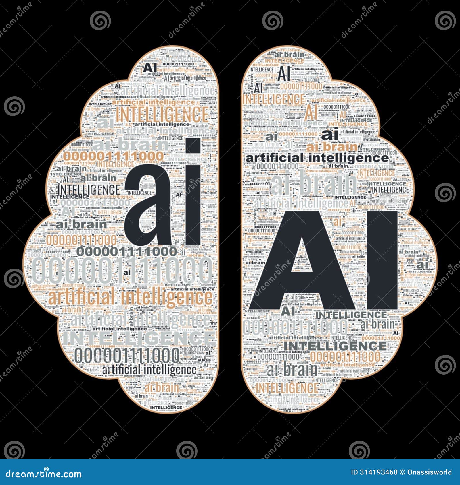 AI Artificial Intelligence Brain Illustration Technology Quantum ...