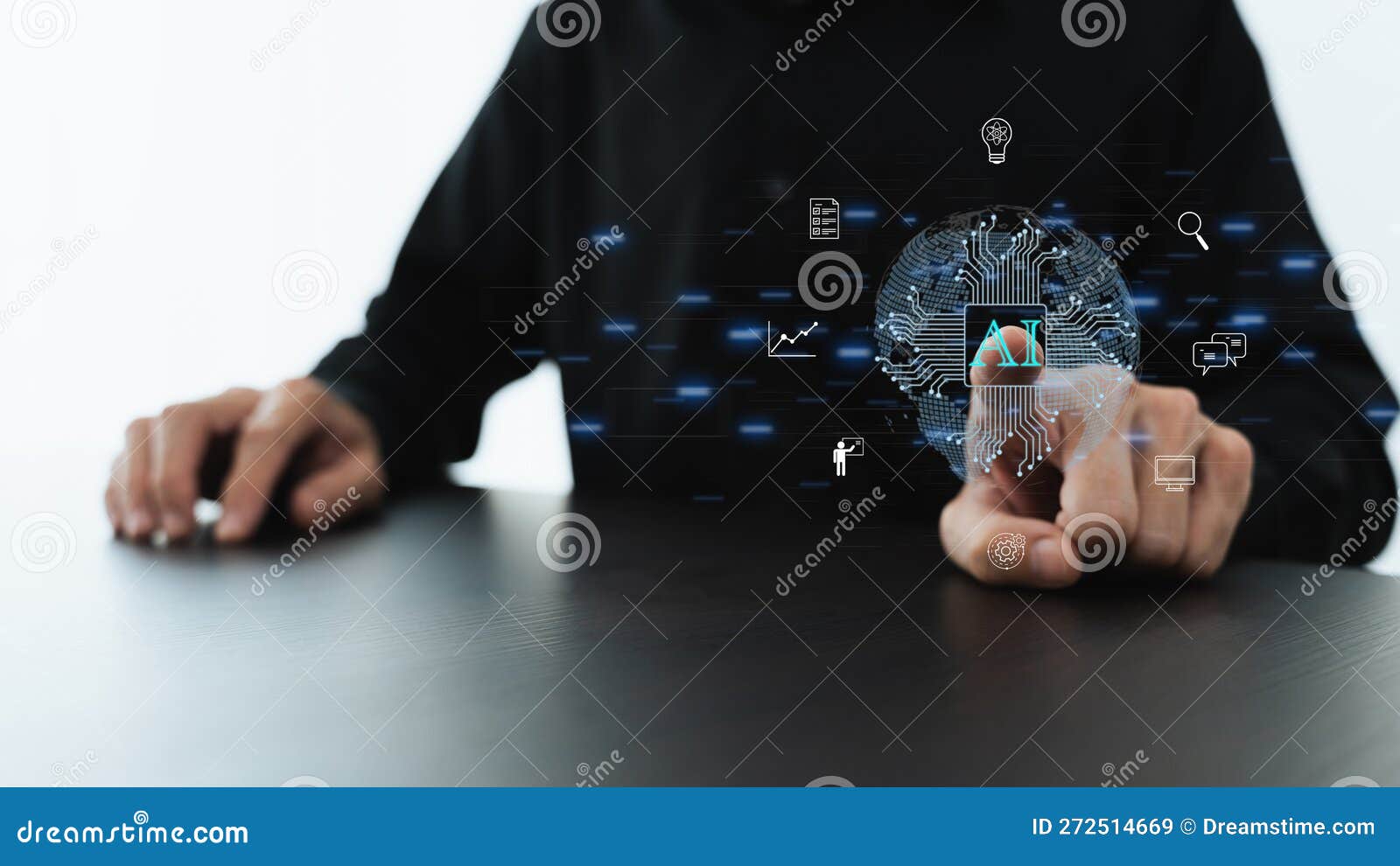 Ai or Artificial Intelligence Chat Program or Software. Knowledge and Learning Solution by ...