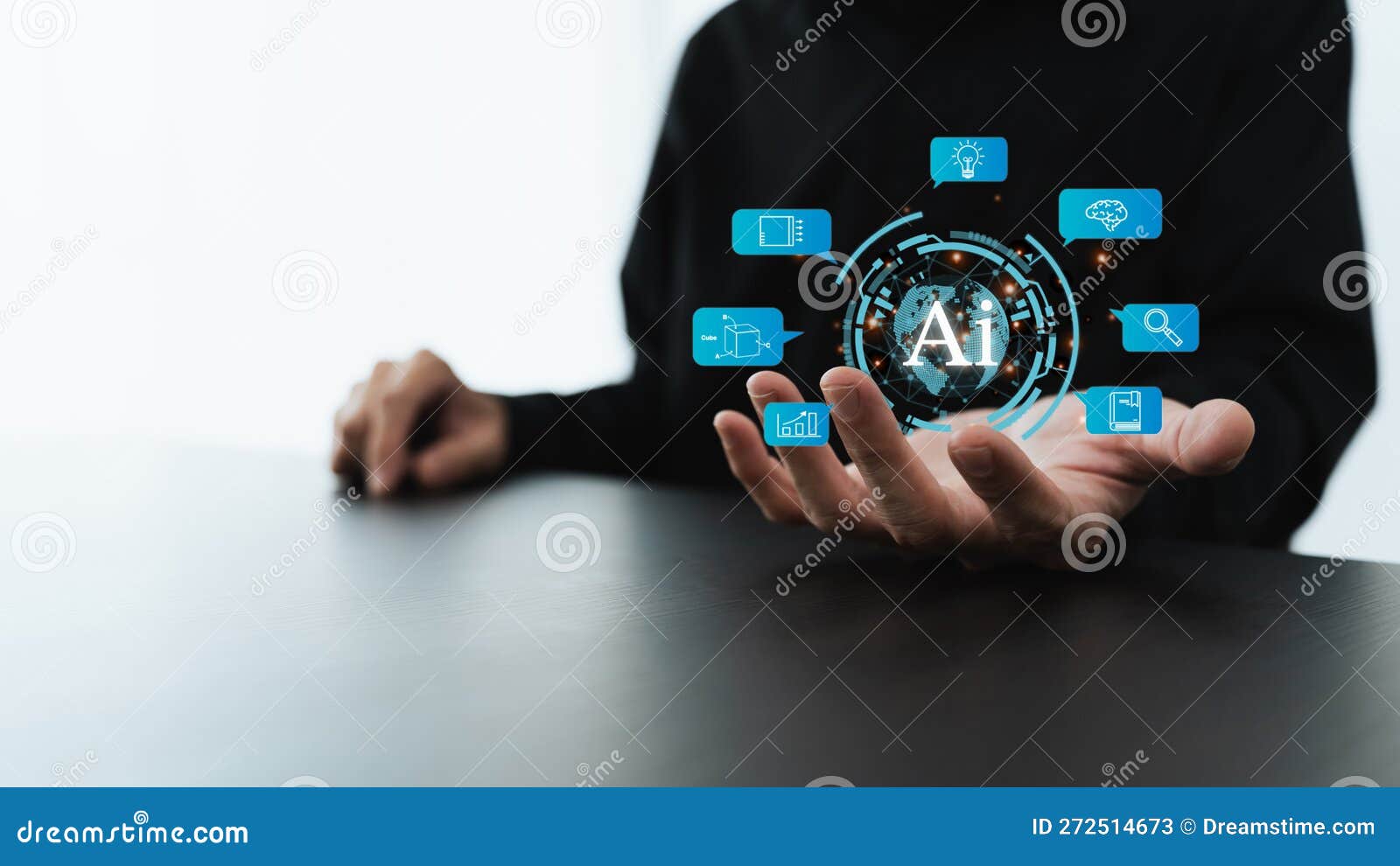 Ai or Artificial Intelligence Chat Program or Software. Knowledge and Learning Solution by ...