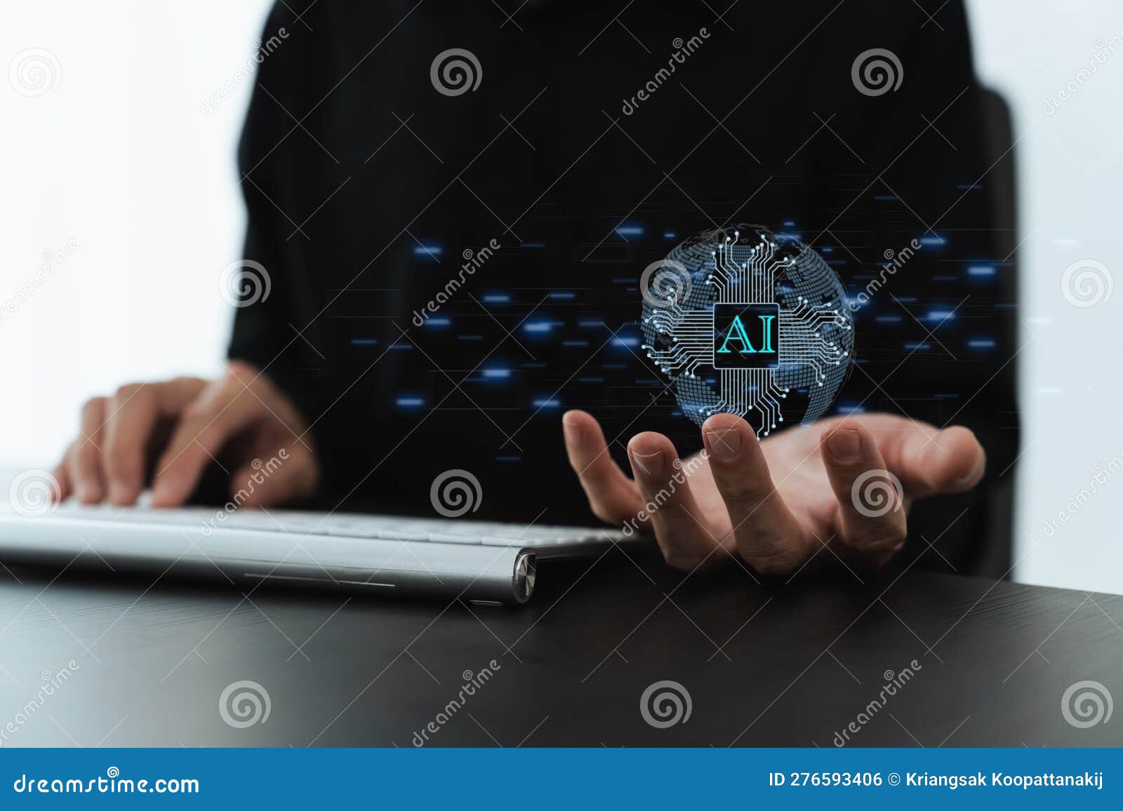 Ai or Artificial Intelligence Chat Program or Software. Knowledge and Learning Solution by ...