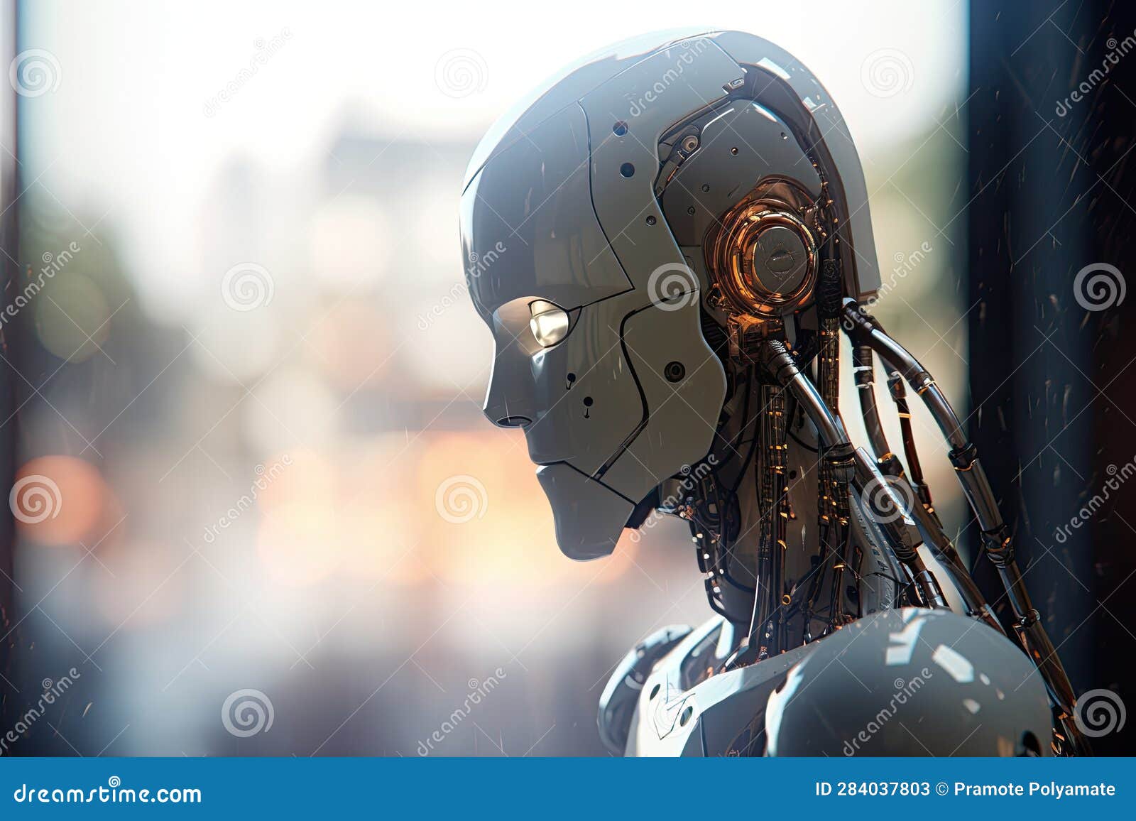 AI, Artificial Intelligence Concept. Ai Robot Thinking Stock ...