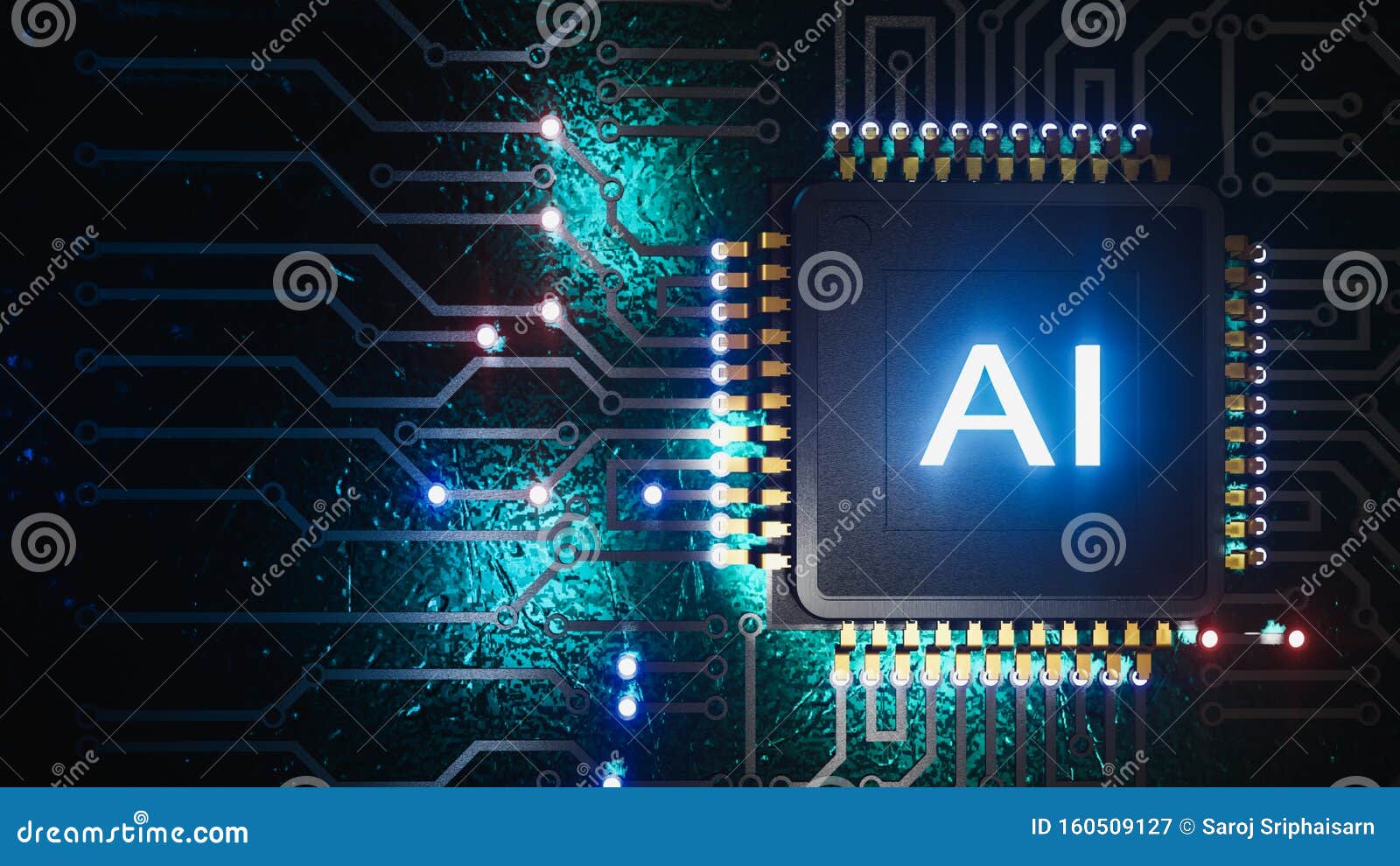 AI Artificial Intelligence Concept Central Computer Processors CPU ... AI Artificial Intelligence Concept Central Computer Processors CPU ...