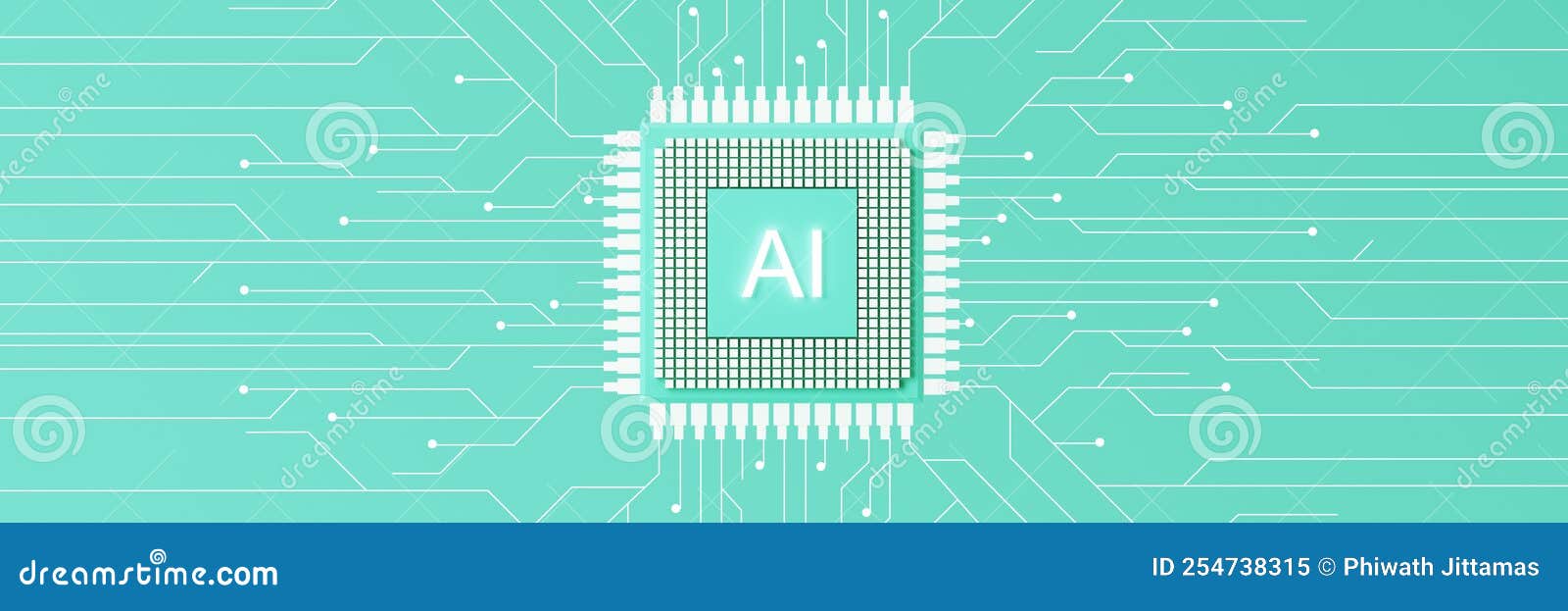 AI, Artificial Intelligence Concept,3d Rendering ,conceptual Image ...