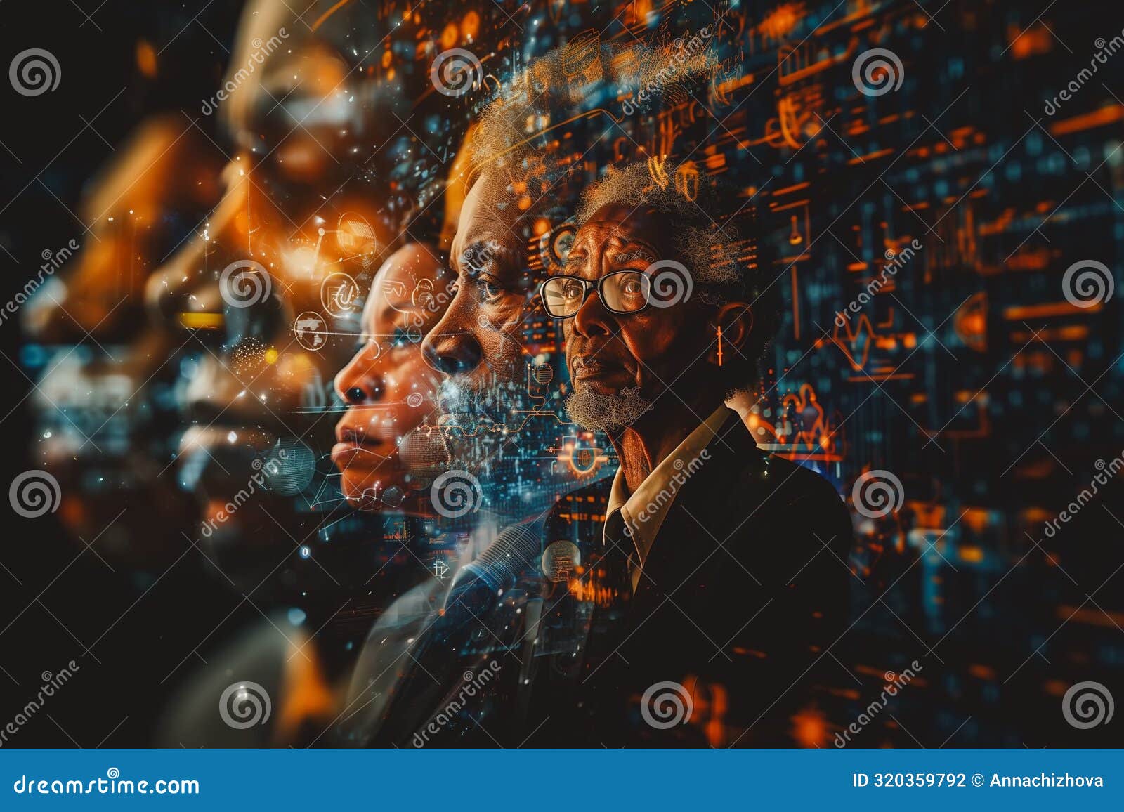 AI (Artificial Intelligence) Concept. Deep Learning. GUI (Graphical ...