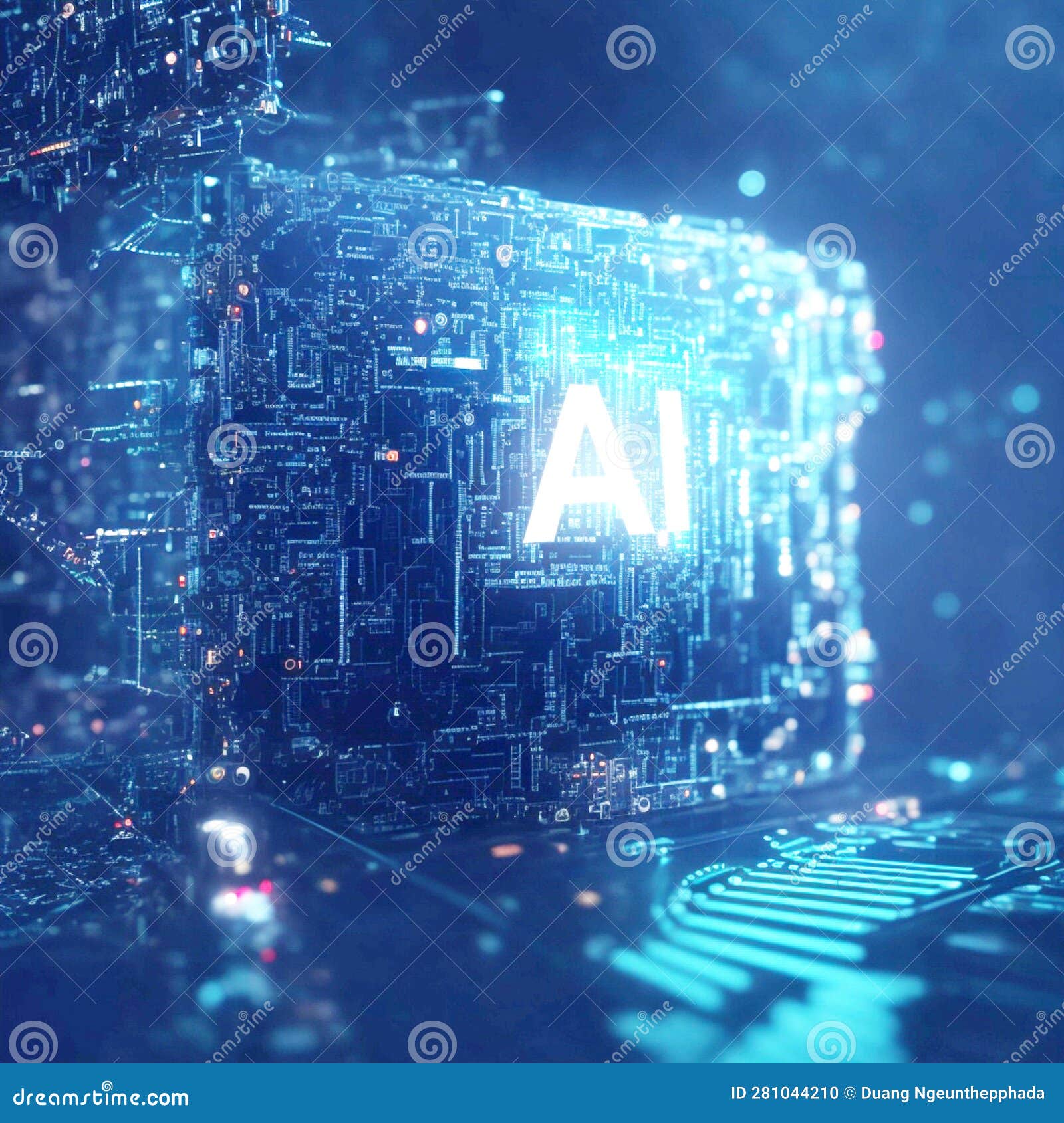 Ai Artificial Intelligence and Data Science, Technology, Brain Machine ...