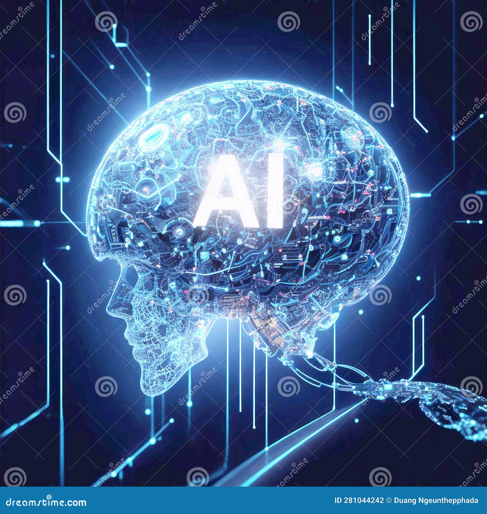 Ai Artificial Intelligence and Data Science, Technology, Brain Machine ...
