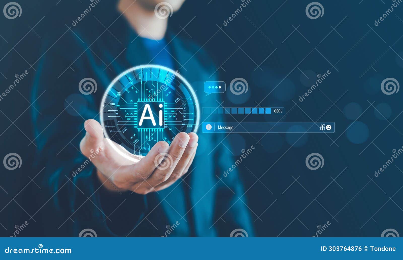 AI, Artificial Intelligence, Digital Technology Smart Robot AI, Chatbot ...