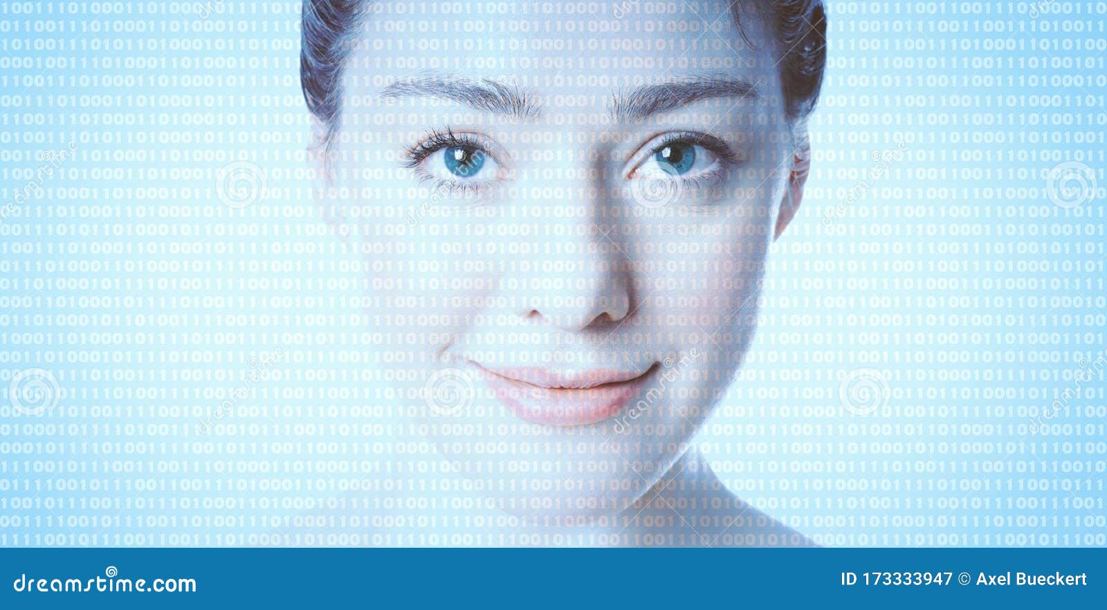 Ai Artificial Intelligence Or Female Programmer Coder Stock Image Image Of Cryptography