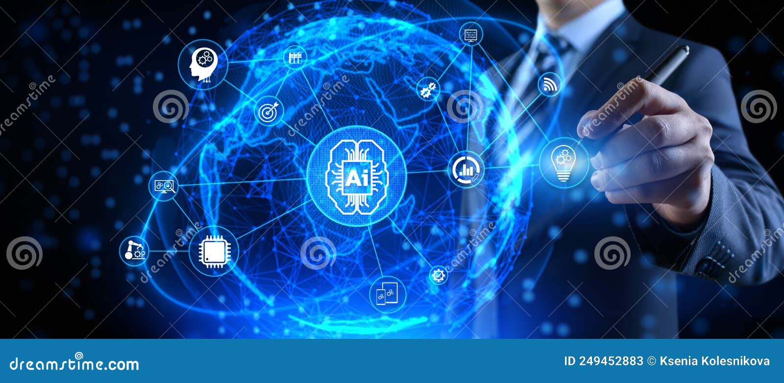 AI Artificial Intelligence Neural Network Machine Learning Technology ... AI Artificial Intelligence Neural Network Machine Learning Technology ...