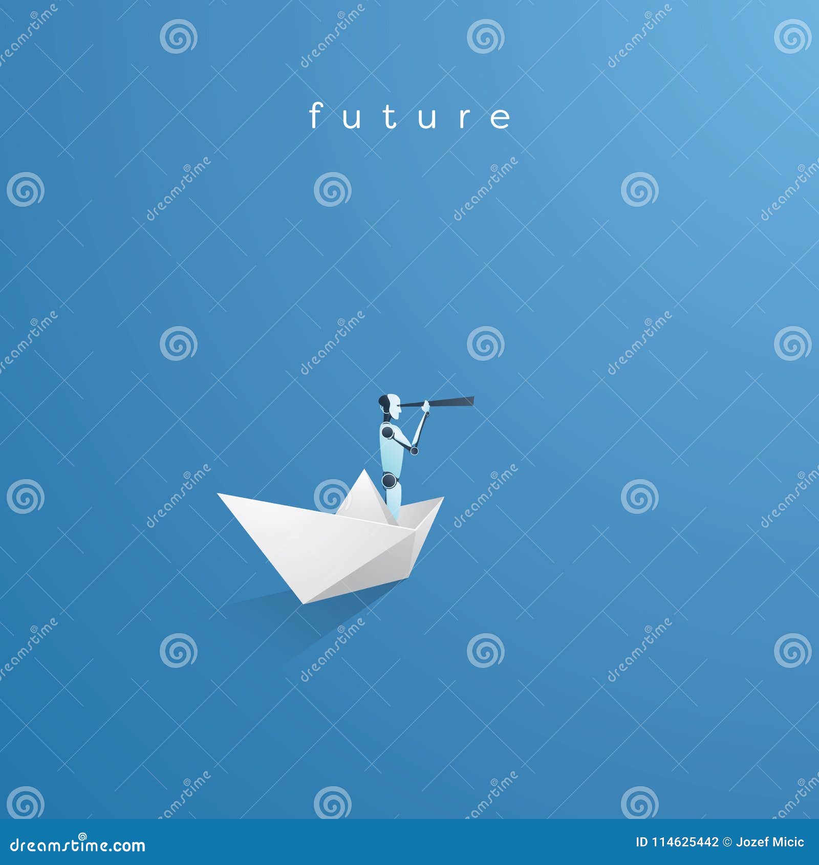 Ai or Artificial Intelligence Vector Concept with Ai Robot Looking ...