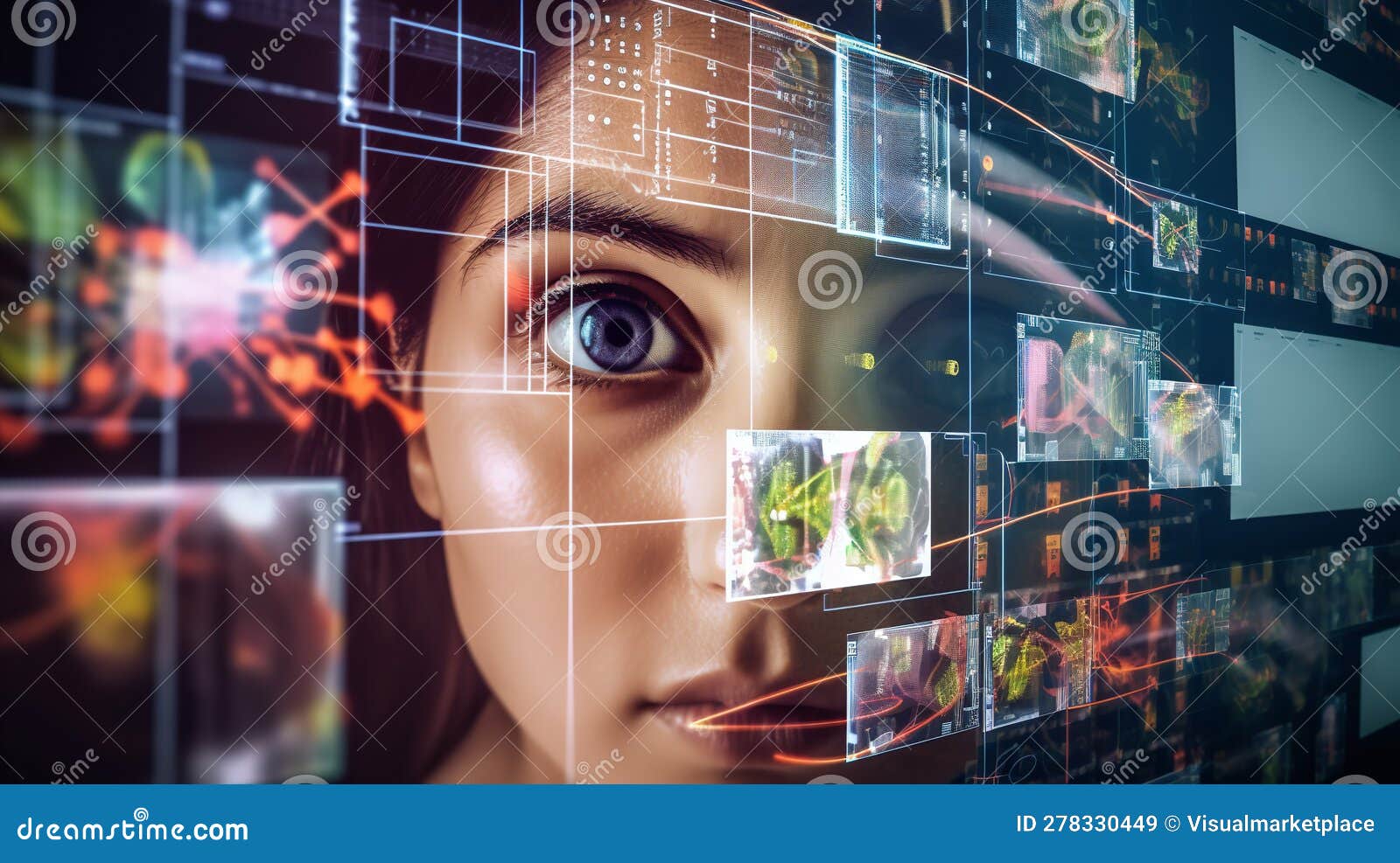 AI Assisted Image Recognition and Processing Stock Illustration ...