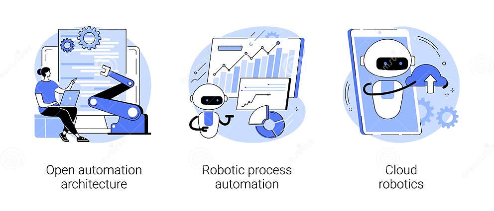 AI-based Software Abstract Concept Vector Illustrations. Stock Vector ...
