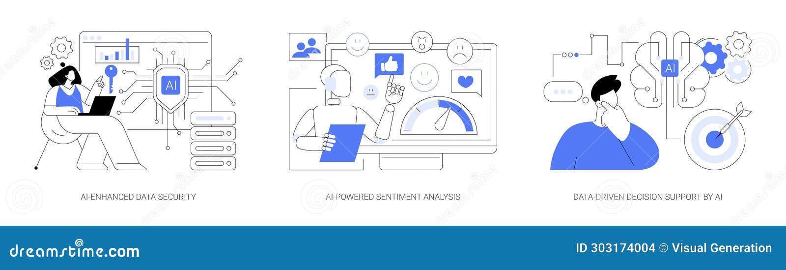 AI-Powered Sentiment Analysis Abstract Concept Vector Illustration ...