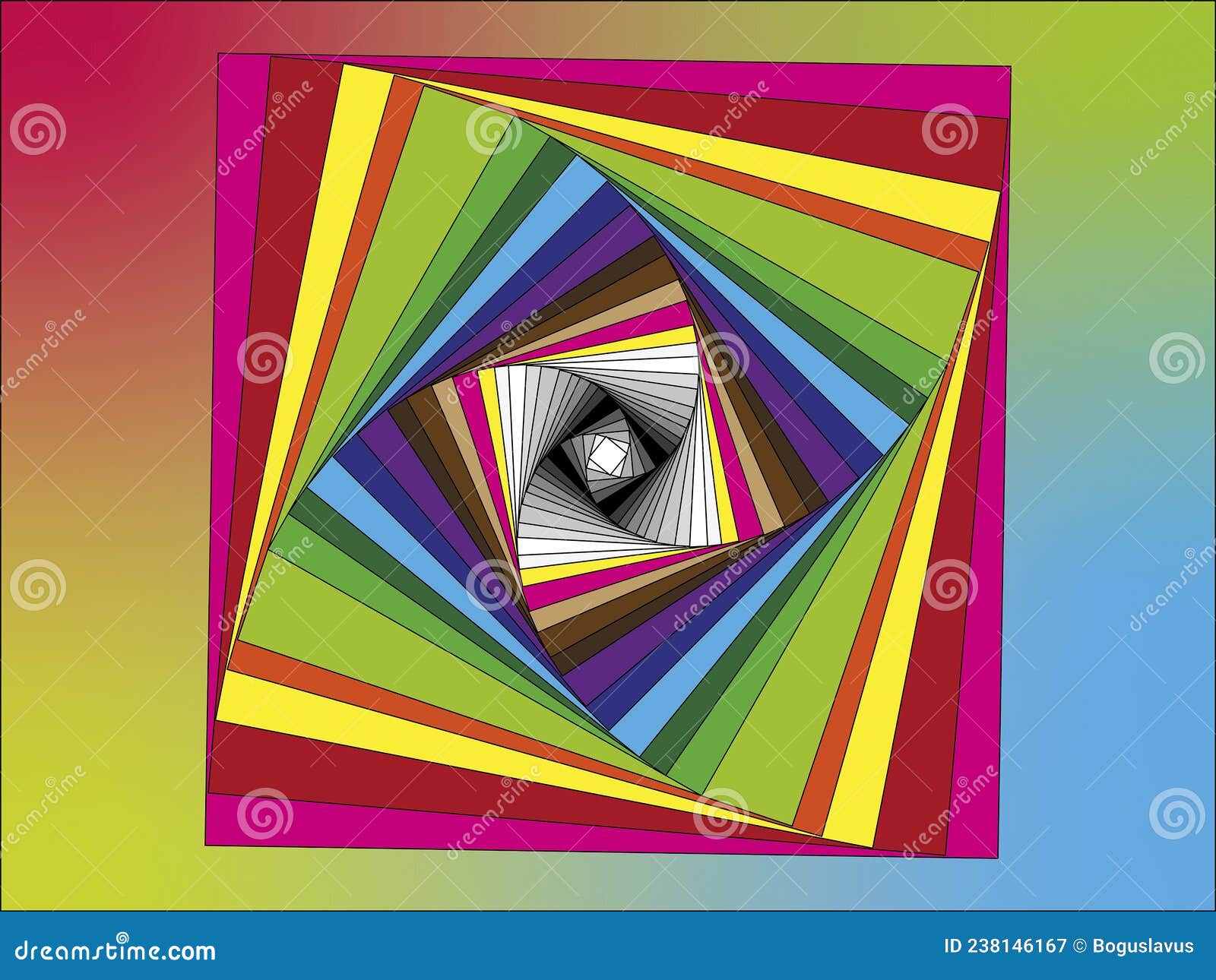 A Graphic Showing an Object Obtained As a Result of Transformations of ...