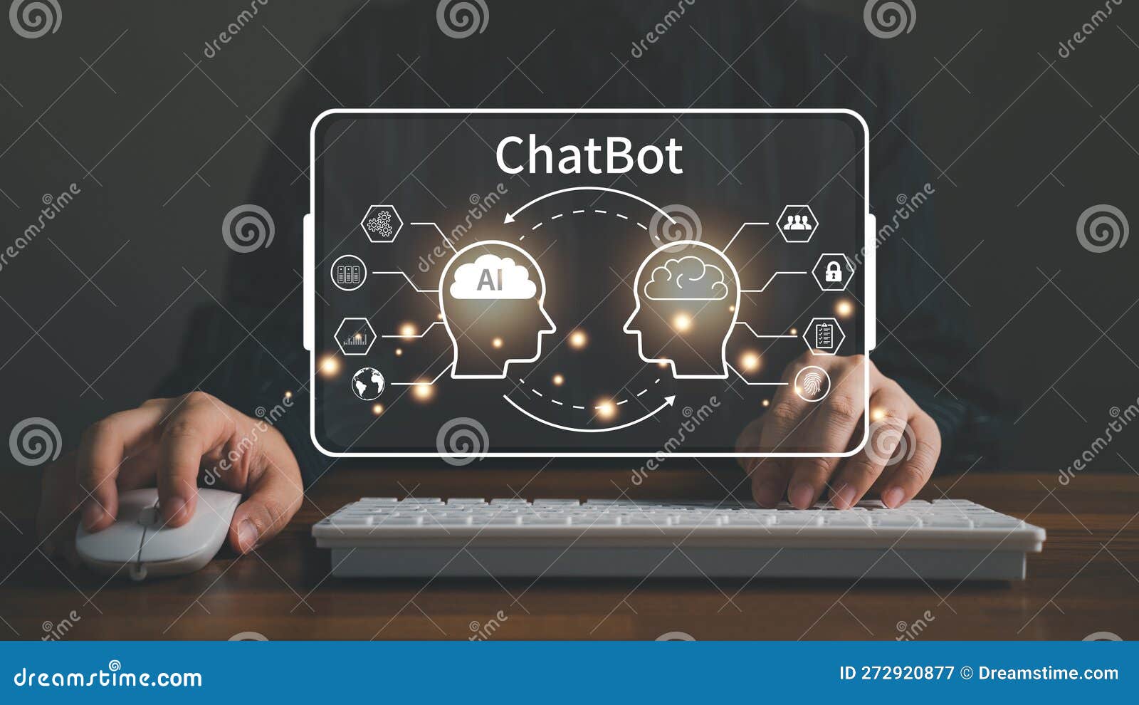 AI Chat Bot ChatBot Technology and Business Design, Global Internet ...