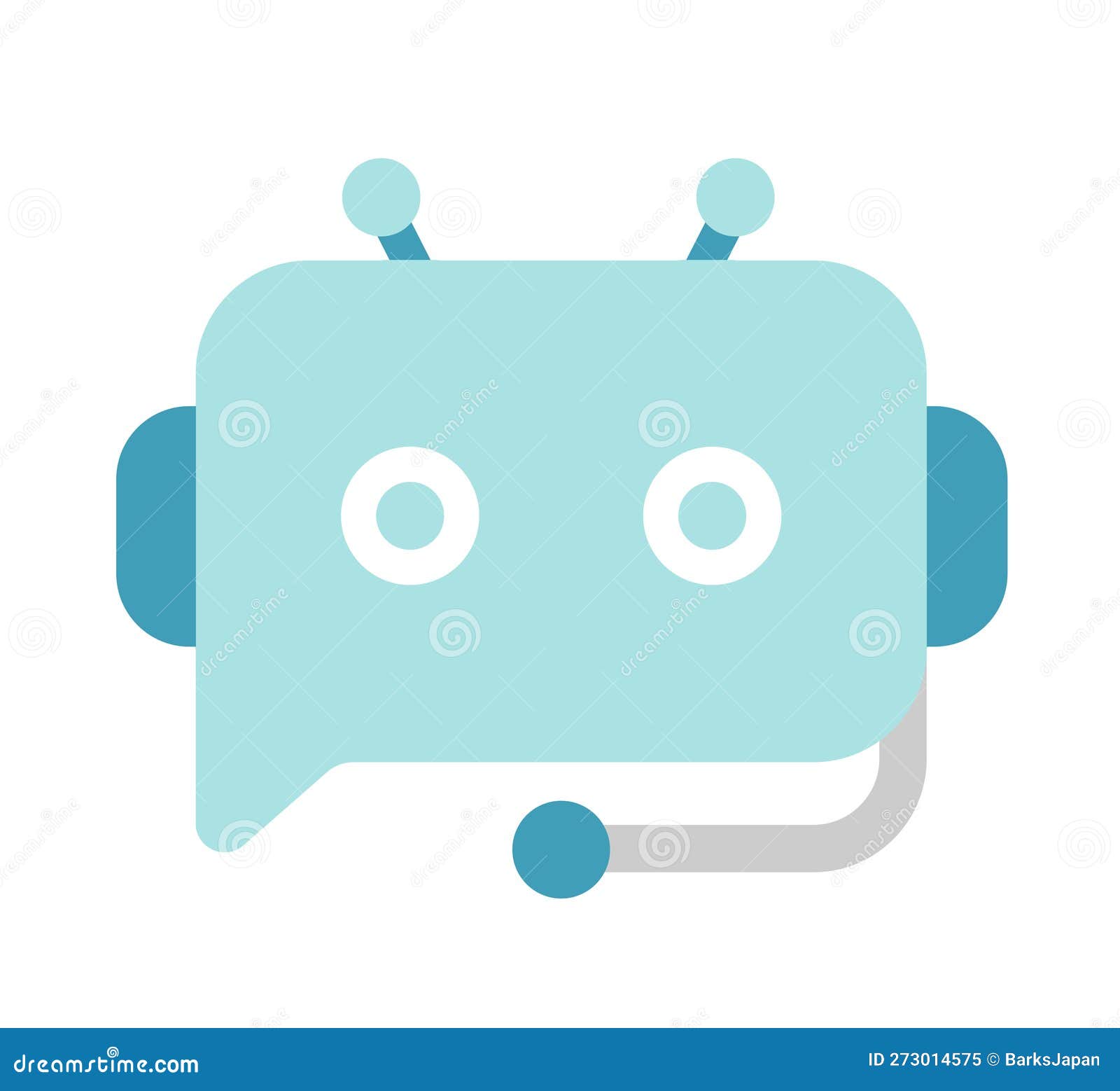 AI Chat Bot Icon Illustration Stock Vector - Illustration of ...