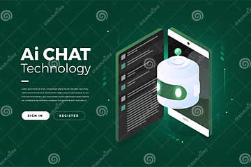AI Chat GPT. Vector Illustrations. Stock Vector - Illustration of ...
