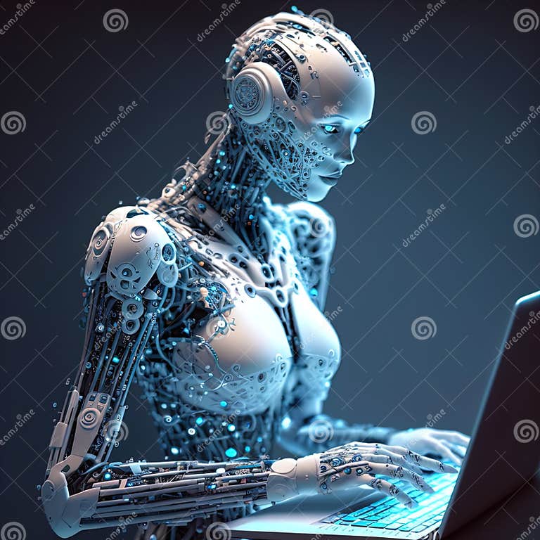 AI Chat Robot, Generative Artificial Intelligence Chatbot, Android, NLP Created with Generative ...