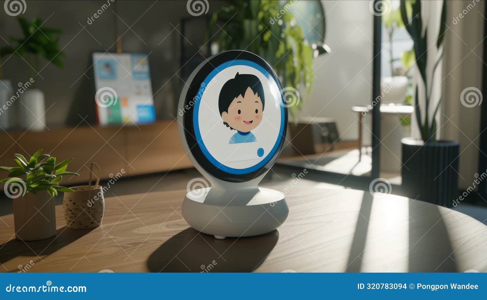 Chatbot Avatar. Chat Bot Head With Different Emotions And Symbols On ...