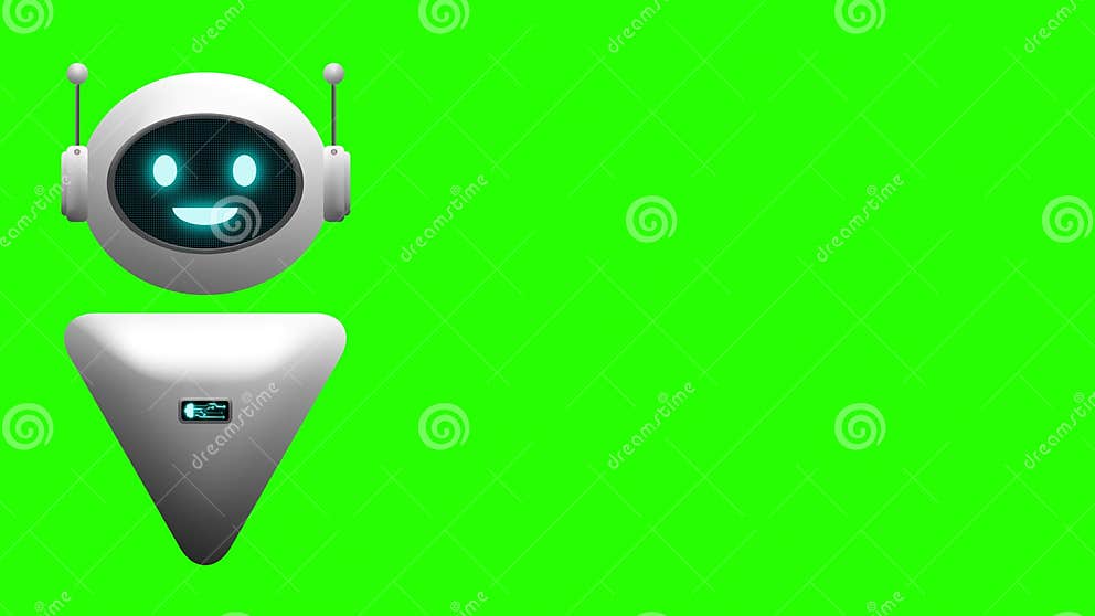 Ai chatbot on green screen stock image. Image of application - 295738677