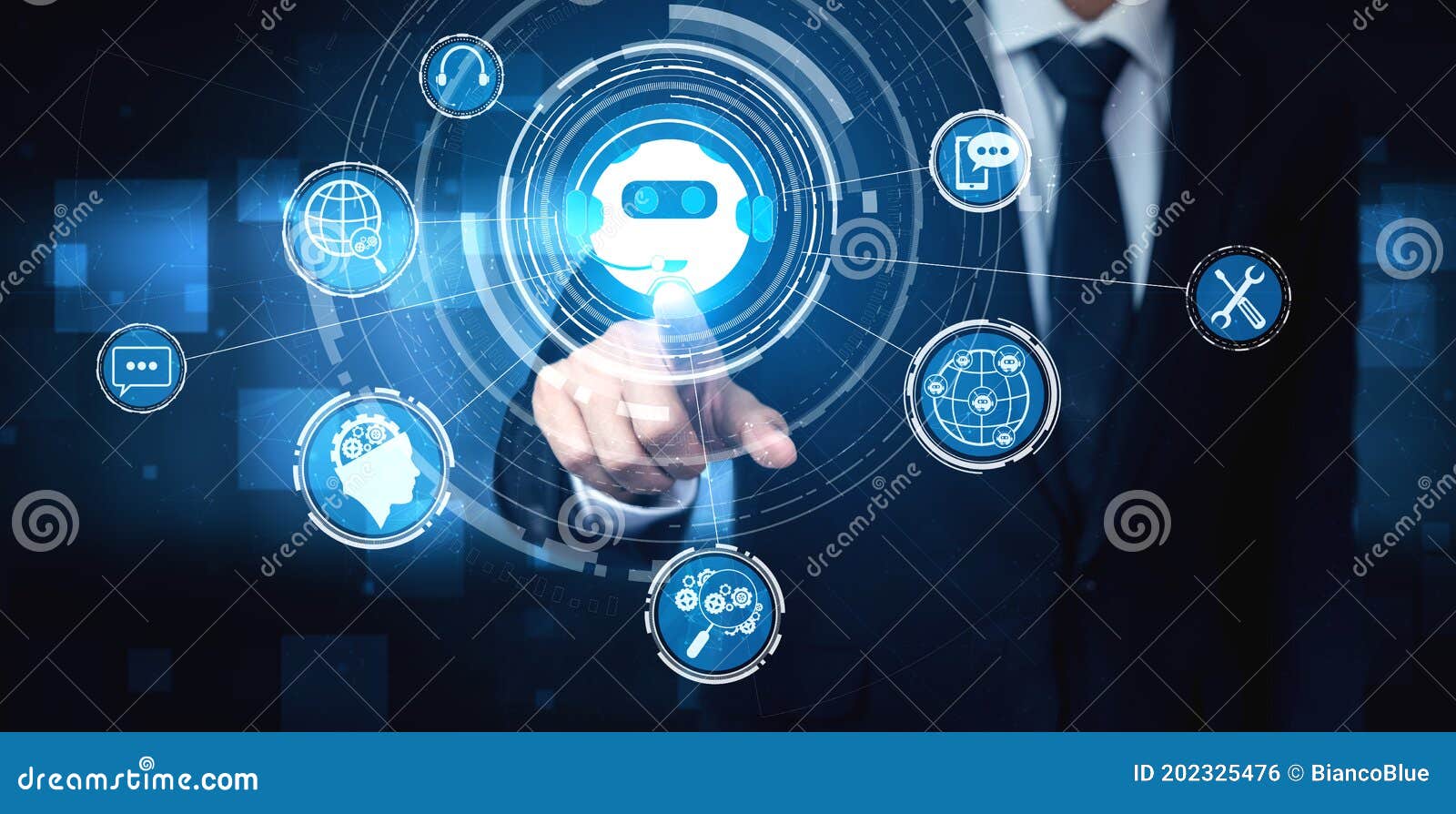 AI Chatbot Smart Digital Customer Service Application Concept. Stock ... AI Chatbot Smart Digital Customer Service Application Concept. Stock ...