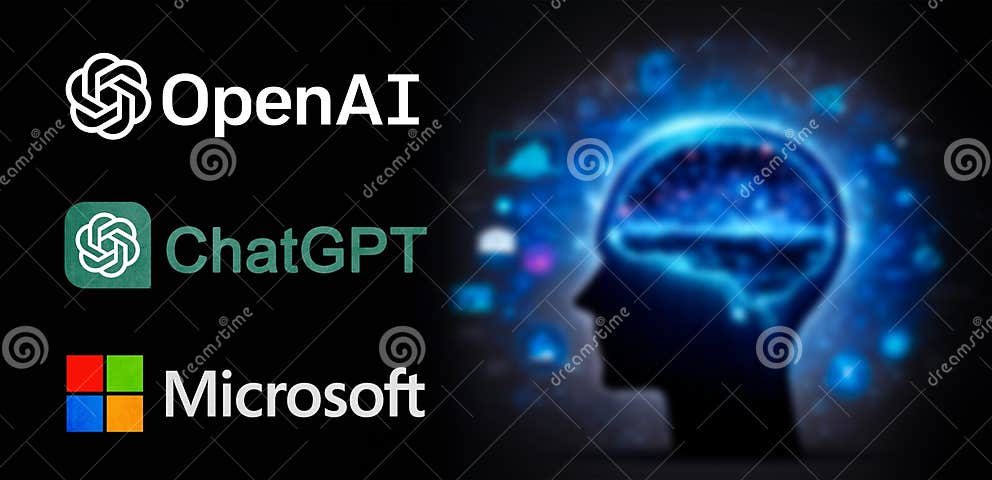 ChatGPT Artificial Intelligence by OpenAI and Microsoft Editorial Stock Photo - Image of ...