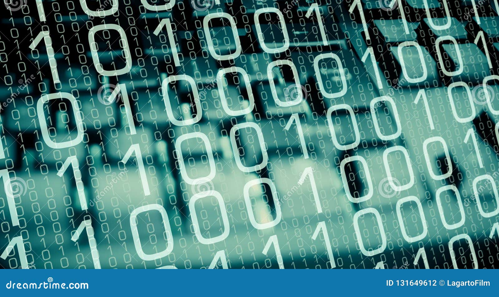 Ai Chip Code, Green Abstract Cybersecurity Technology Concept Stock ...