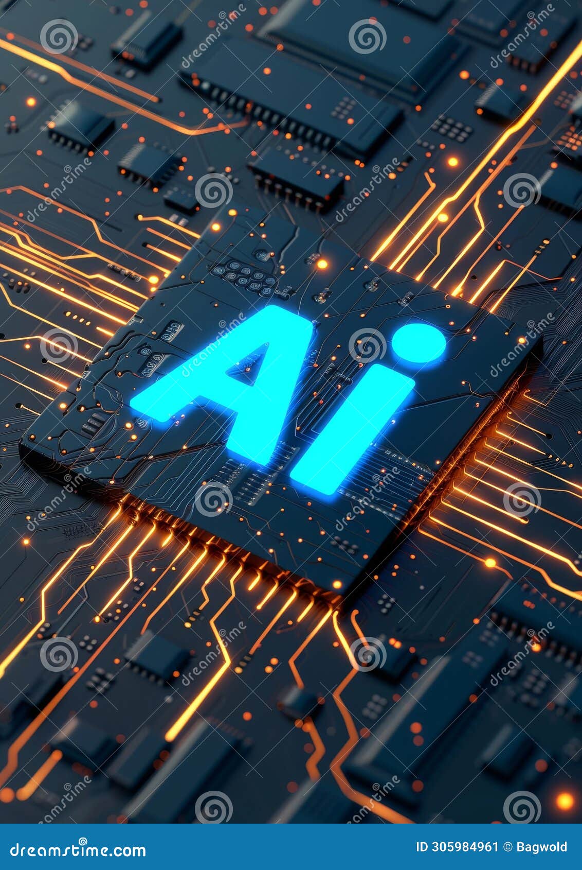 Ai Computer Integrated Circuit - Artificial Intelligence Super Computer ...