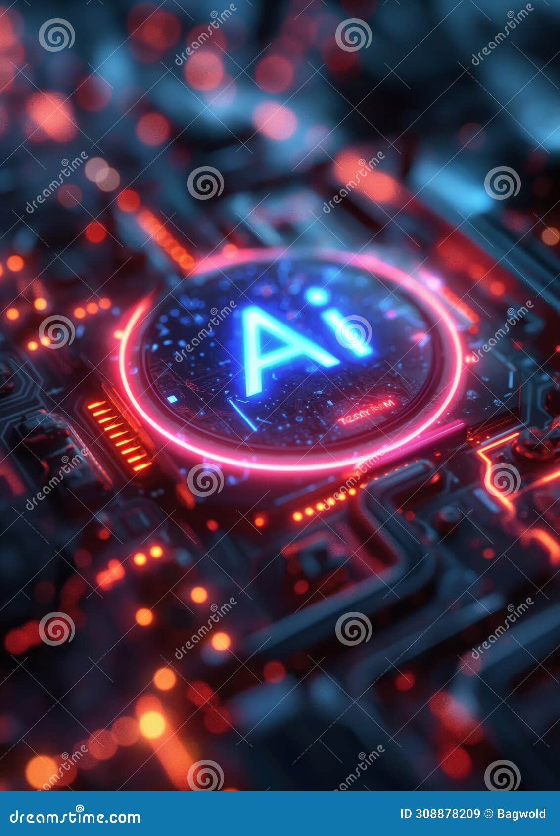 Ai Computer Integrated Circuit - Artificial Intelligence Super Computer ...