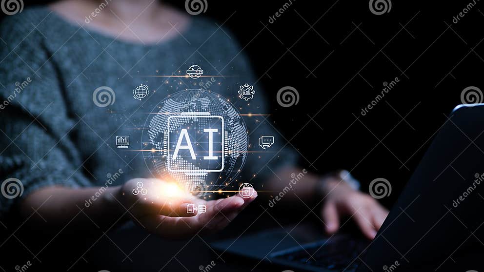 Ai, the Concept of Artificial Intelligence Use Analytics, Automation, and an Autonomous Brain ...