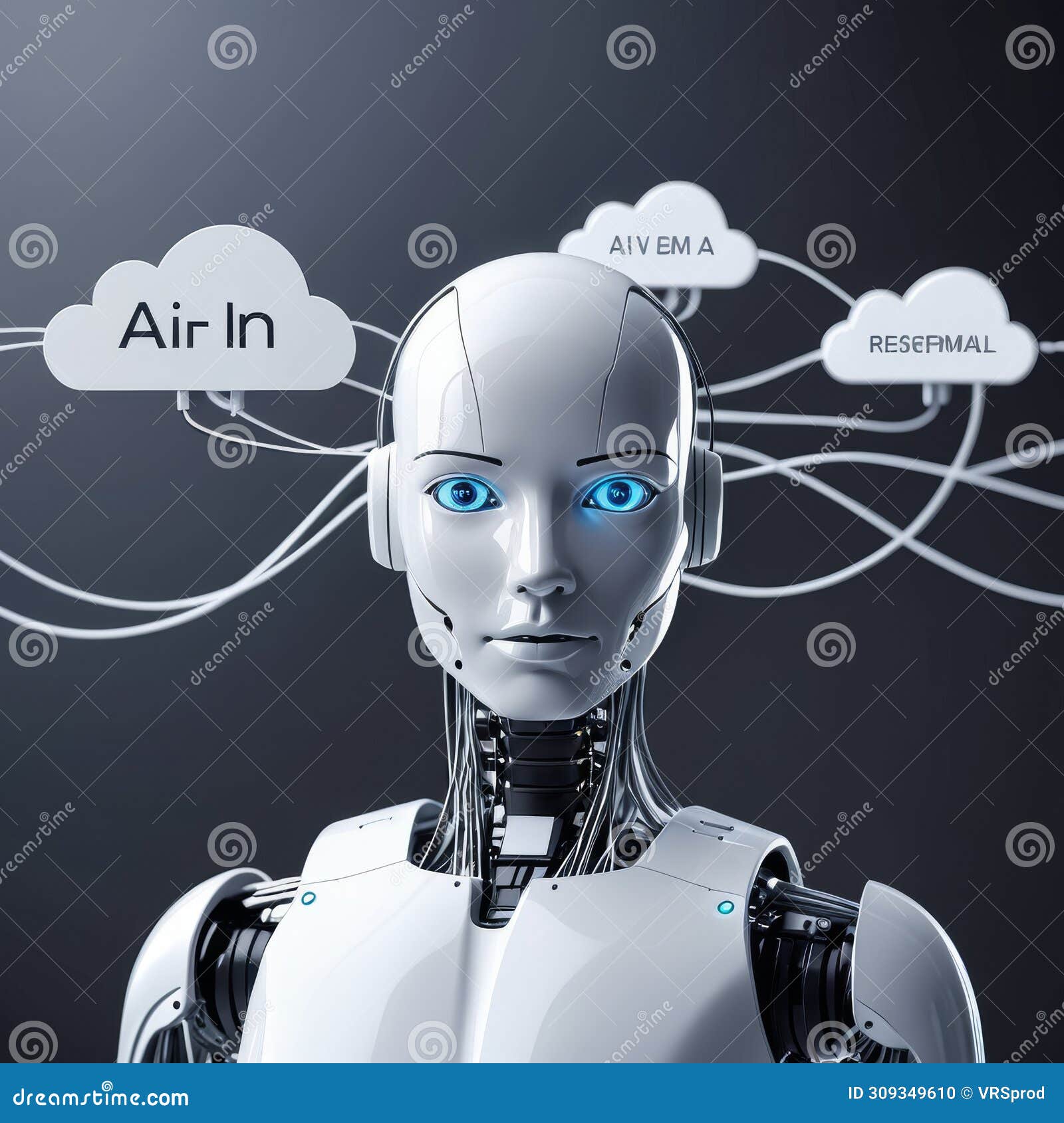 AI Conceptual Visualization Stock Photo - Image of automation, diagram ...