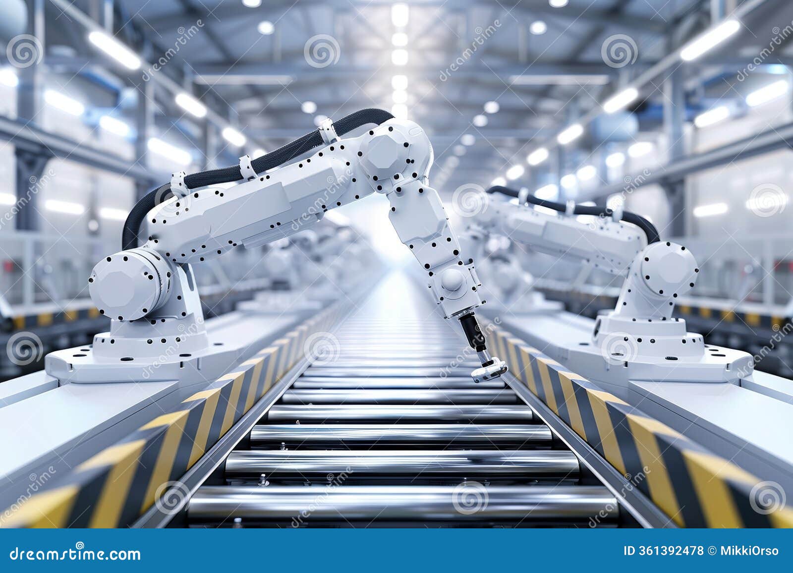 Ai Controlled Robotic Assembly in High Resolution Manufacturing Plant ...