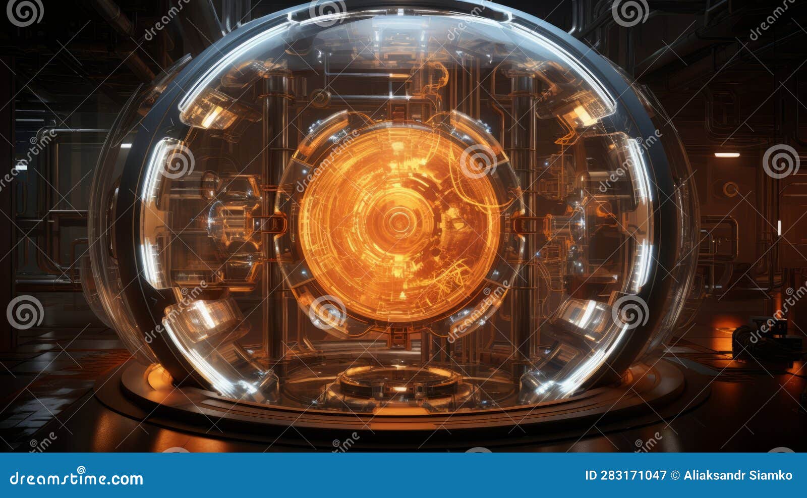 AI Core Chamber: the AI Core is Surrounded by Layers of Protective ...