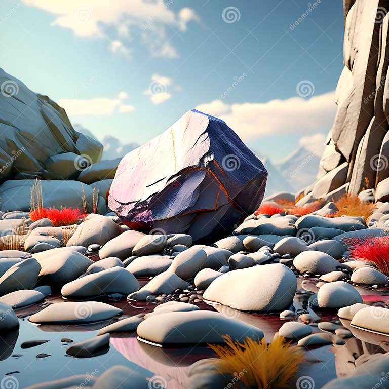 Small Rock Stock Illustration Illustration Of Limestone 316009429