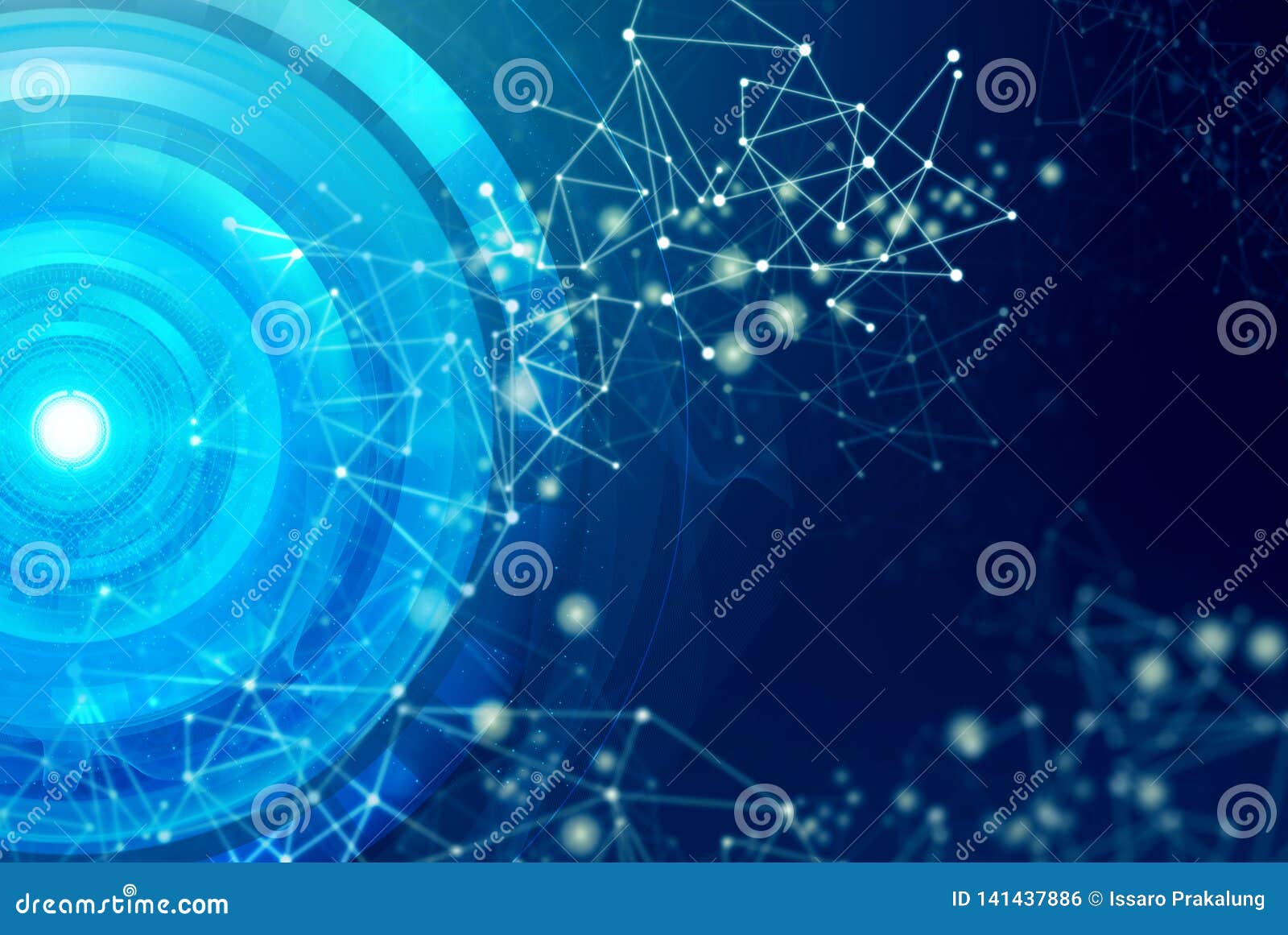 Digital Data Connect To Link Cloud Storage Sky System Network Stock ...