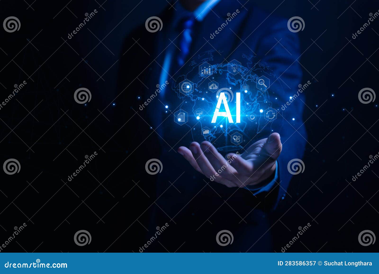 Ai Digital Transformation Change Management Big Data Global Cloud ...