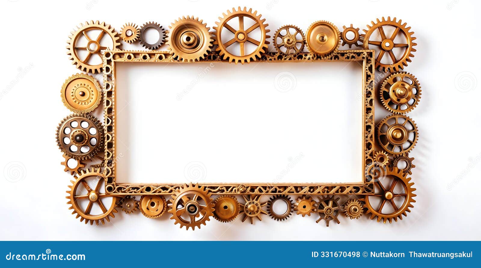 AI Driven Automation Border Frame Concept As a Clean Border Frame with ...