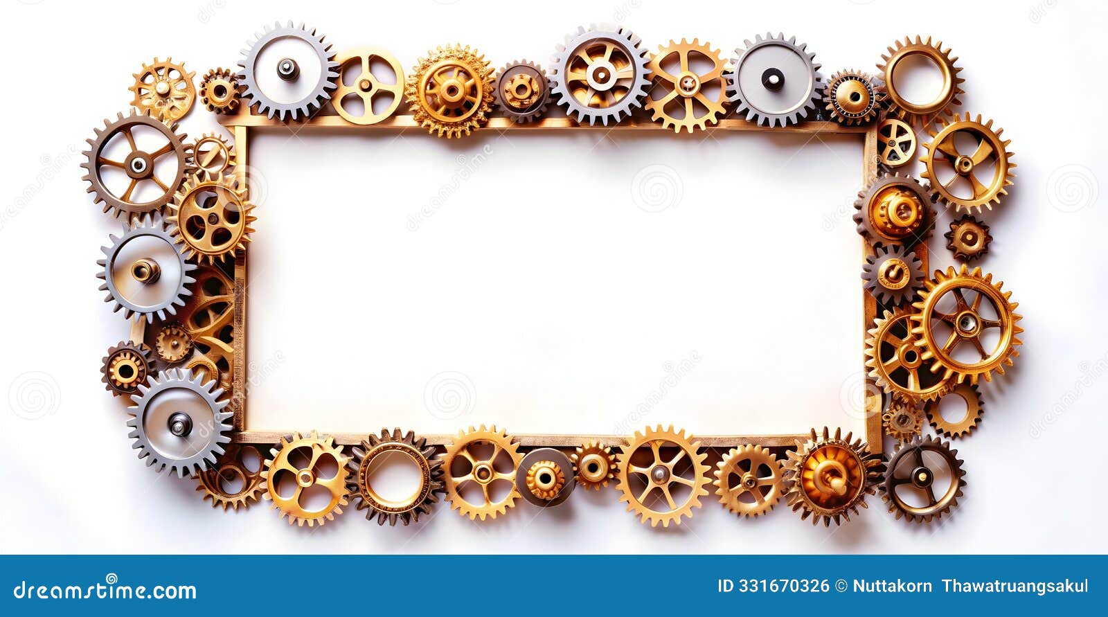 AI Driven Automation Border Frame Concept As a Clean Border Frame with ...